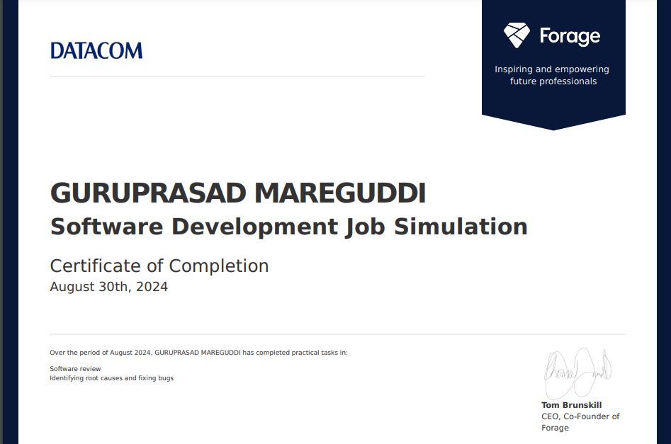 Guruprasad Mareguddi on LinkedIn: #softwaredevelopment #certificate # ... Guruprasad Mareguddi on LinkedIn: #softwaredevelopment #certificate # ...