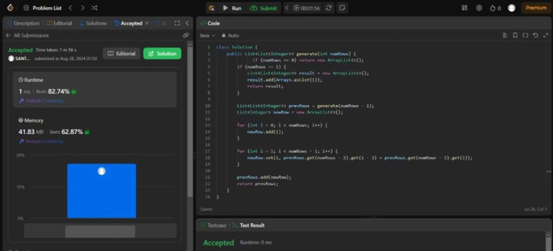 Santhosh D on LinkedIn: leetcode code programming using a JAVA program Santhosh D on LinkedIn: leetcode code programming using a JAVA program