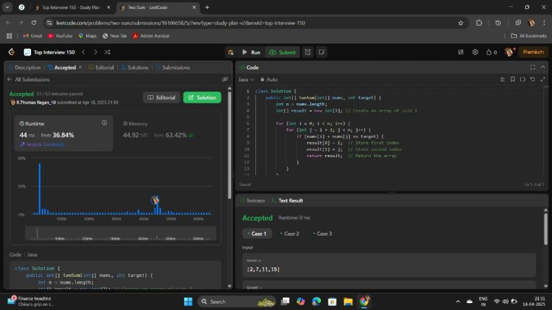 Solving Two Sum with LeetCode | Thomas Regan posted on the topic | LinkedIn Solving Two Sum with LeetCode | Thomas Regan posted on the topic | LinkedIn