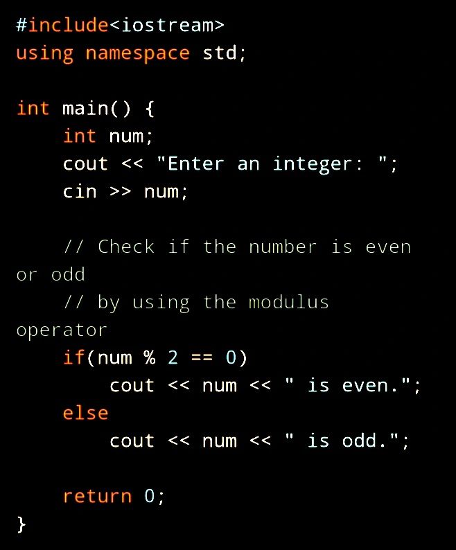 How to check for odd numbers in C++ | Gopal Pandey posted on the topic ... How to check for odd numbers in C++ | Gopal Pandey posted on the topic ...