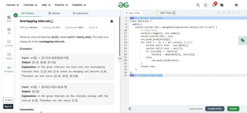 #algorithms #sorting #coding #mergeintervals #gfg160 #geekstreak2024 ... #algorithms #sorting #coding #mergeintervals #gfg160 #geekstreak2024 ...