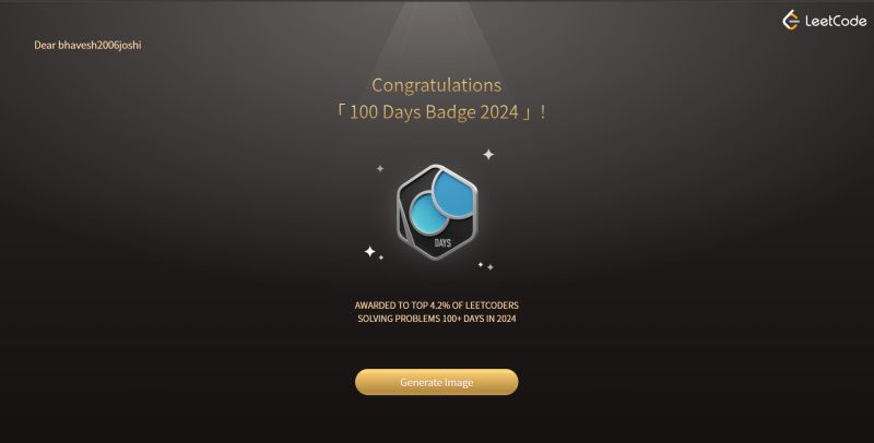 Bhavesh Joshi on LinkedIn: #100daysofcode #leetcode #codingjourney # ... Bhavesh Joshi on LinkedIn: #100daysofcode #leetcode #codingjourney # ...