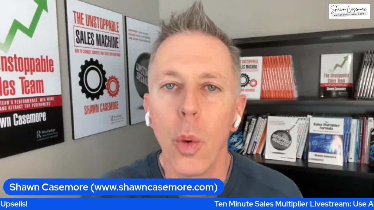 Ten Minute Sales Multiplier: Using AI to Create Upsells | Shawn Casemore Ten Minute Sales Multiplier: Using AI to Create Upsells | Shawn Casemore