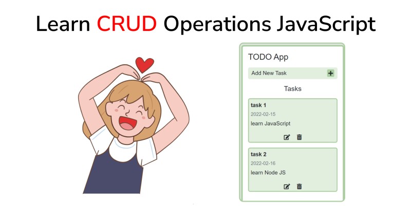 Learn CRUD Operations in JavaScript by Building TODO APP | freeCodeCamp Learn CRUD Operations in JavaScript by Building TODO APP | freeCodeCamp
