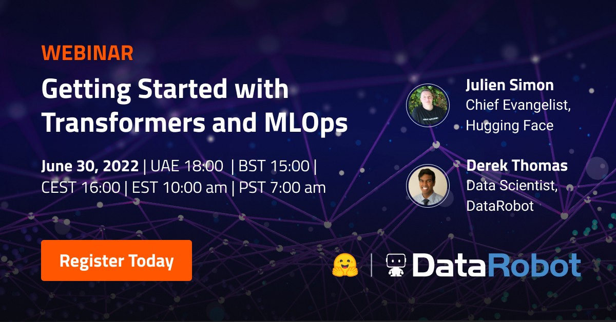 DataRobot on LinkedIn: Getting Started with Transformers and MLOps DataRobot on LinkedIn: Getting Started with Transformers and MLOps