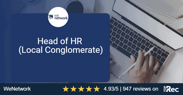 Head of HR (Local Conglomerate) | Ferdy Lim Head of HR (Local Conglomerate) | Ferdy Lim