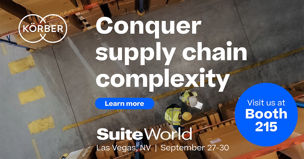 Jackson Bilbrey on LinkedIn: Körber Supply Chain at SuiteWorld 2022 Jackson Bilbrey on LinkedIn: Körber Supply Chain at SuiteWorld 2022