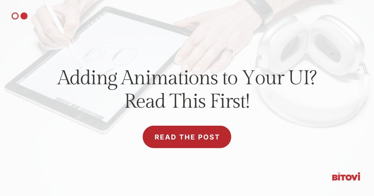 Bitovi on LinkedIn: Adding Animations to Your UI? Read This First Bitovi on LinkedIn: Adding Animations to Your UI? Read This First