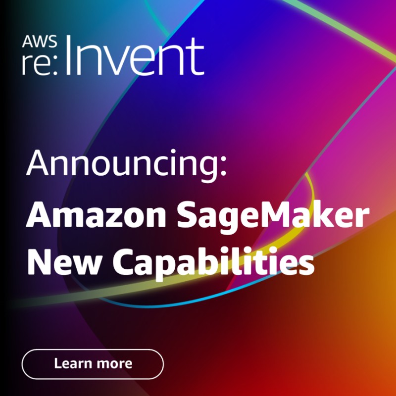 Victoria Dietz on LinkedIn: AWS Announces Eight New Amazon SageMaker ... Victoria Dietz on LinkedIn: AWS Announces Eight New Amazon SageMaker ...