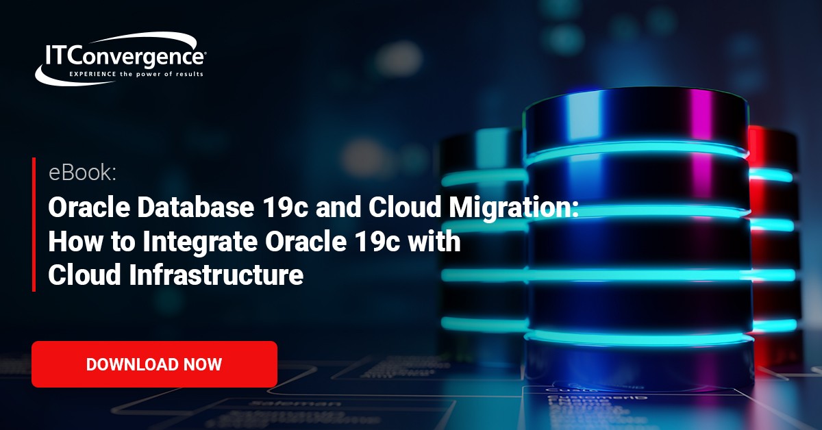 IT Convergence on LinkedIn: Ebook: Oracle Database 19c and Cloud ... IT Convergence on LinkedIn: Ebook: Oracle Database 19c and Cloud ...