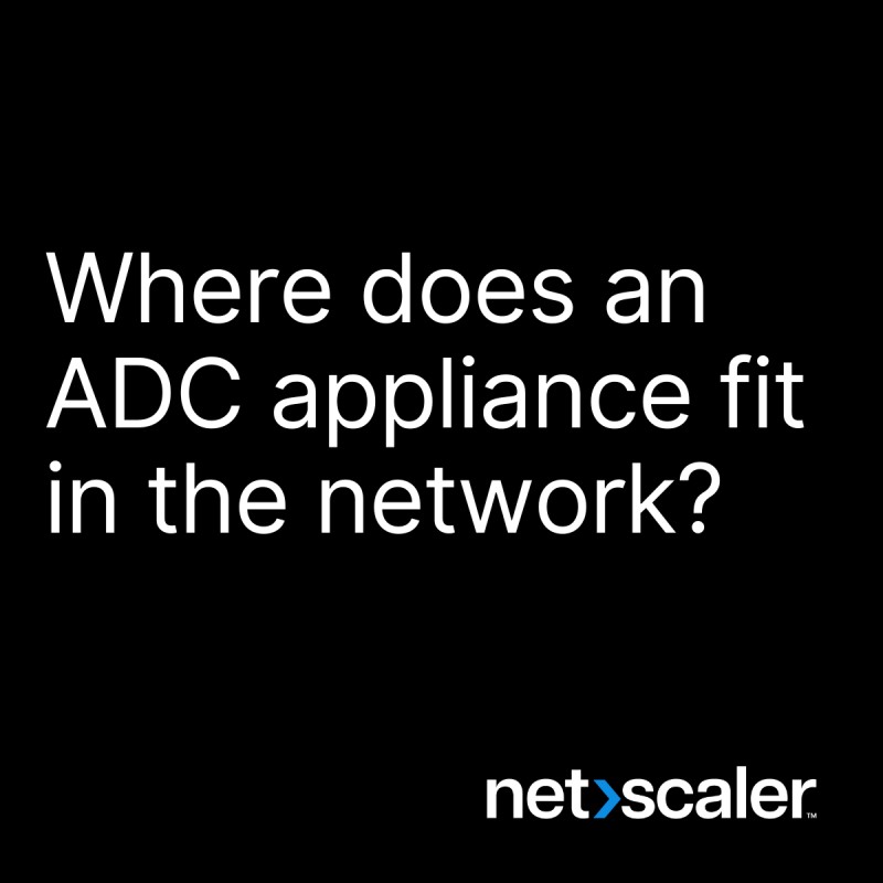 NetScaler on LinkedIn: Where does a NetScaler appliance fit in the network? NetScaler on LinkedIn: Where does a NetScaler appliance fit in the network?