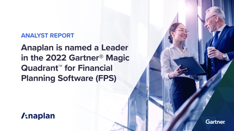 Anaplan op LinkedIn: 2022 Gartner® Magic Quadrant™ for Financial ... Anaplan op LinkedIn: 2022 Gartner® Magic Quadrant™ for Financial ...