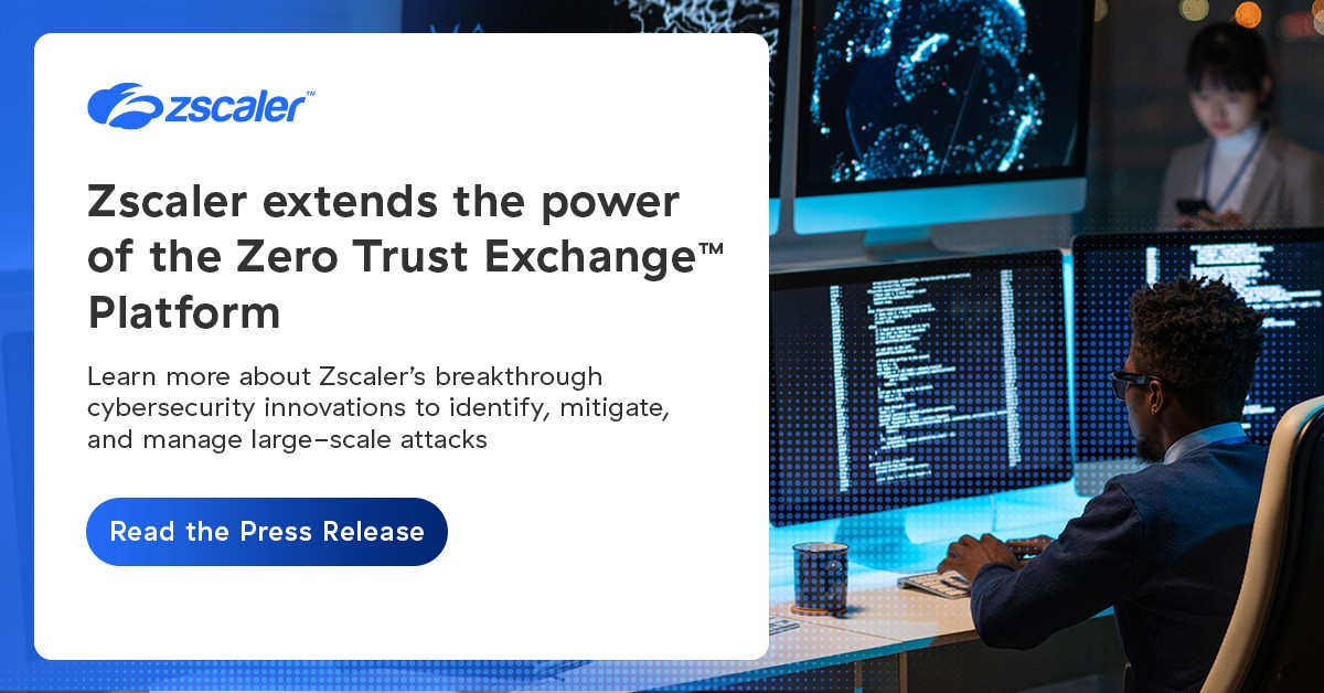 Josh Veshia on LinkedIn: Zscaler Announces Four New Cybersecurity Services Josh Veshia on LinkedIn: Zscaler Announces Four New Cybersecurity Services
