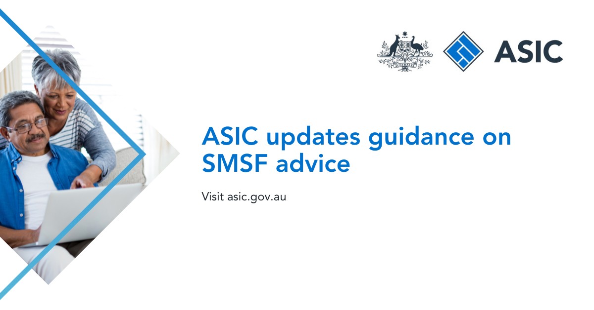 ASIC on LinkedIn: ASIC updates guidance on SMSF advice ASIC on LinkedIn: ASIC updates guidance on SMSF advice
