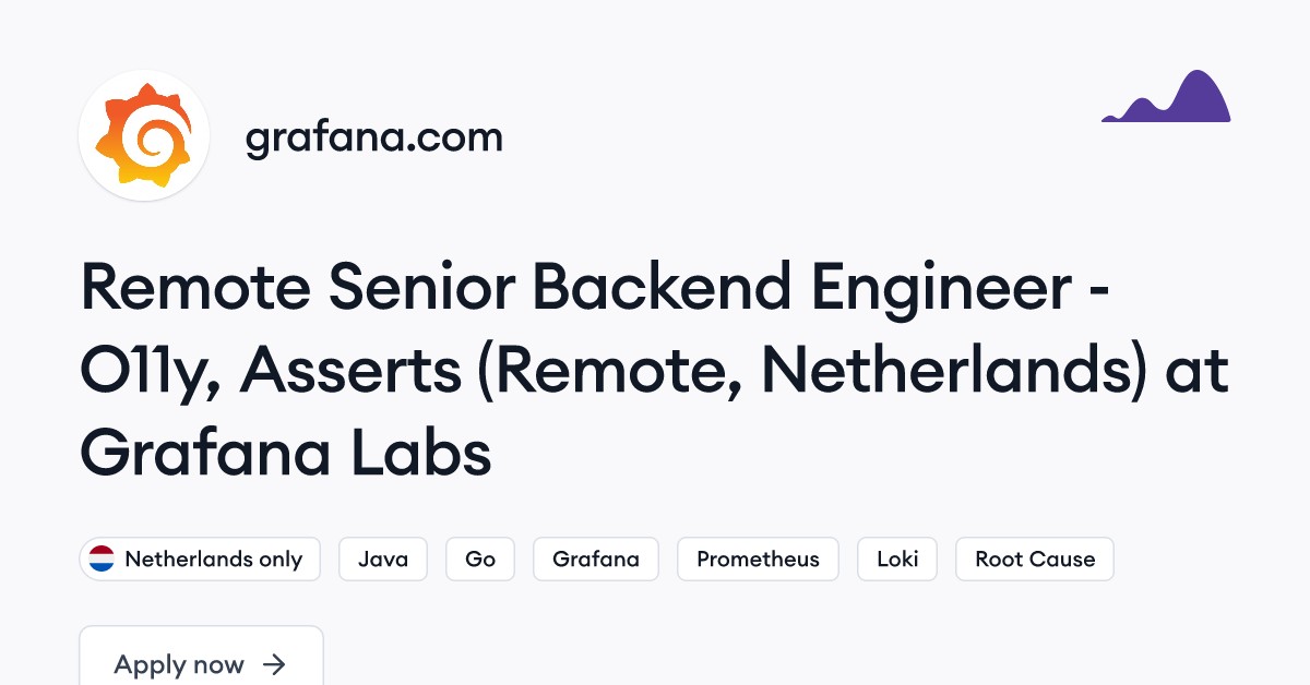 Himalayas on LinkedIn: Remote Senior Backend Engineer - O11y, Asserts ... Himalayas on LinkedIn: Remote Senior Backend Engineer - O11y, Asserts ...
