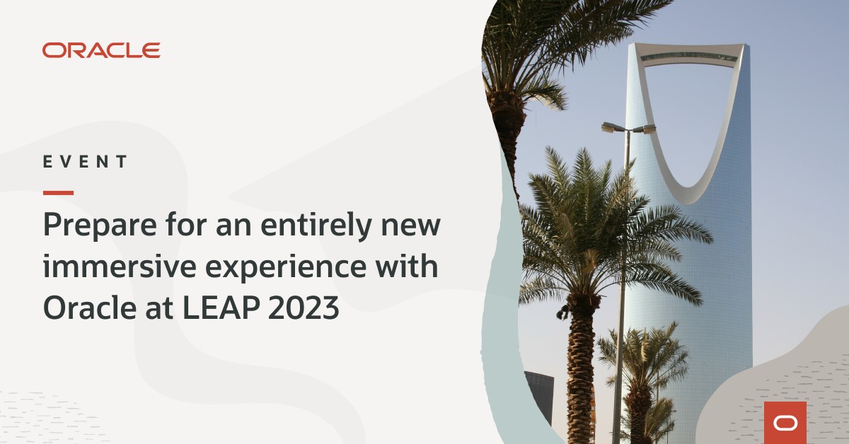 Ravi Sharma on LinkedIn: Oracle@LEAP 2023 Ravi Sharma on LinkedIn: Oracle@LEAP 2023
