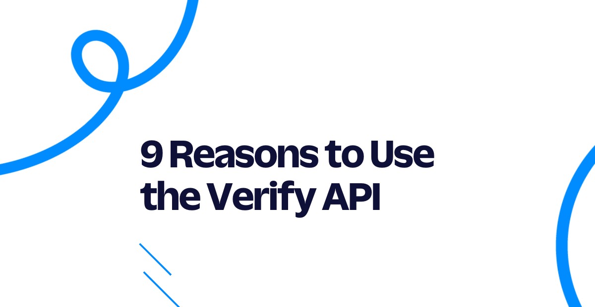 Colin Forkin on LinkedIn: 9 Reasons to Use the Verify API Colin Forkin on LinkedIn: 9 Reasons to Use the Verify API