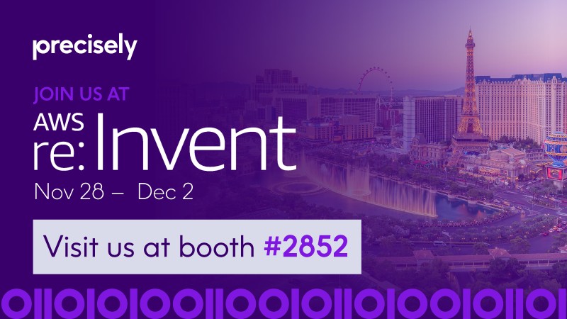 Sue Pawlak on LinkedIn: Precisely at AWS re:Invent 2022 Sue Pawlak on LinkedIn: Precisely at AWS re:Invent 2022