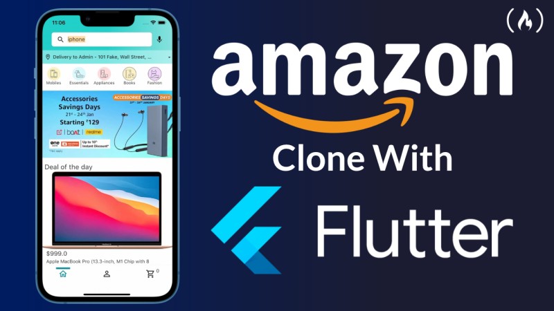 freeCodeCamp LinkedIn‘de: Create a Full Stack Amazon Clone with Flutter freeCodeCamp LinkedIn‘de: Create a Full Stack Amazon Clone with Flutter