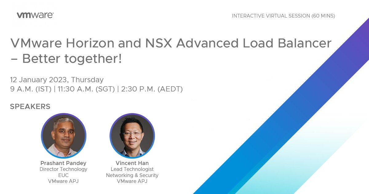 Abhishek Sharma on LinkedIn: 12 Jan 2023: VMware Horizon and NSX ... Abhishek Sharma on LinkedIn: 12 Jan 2023: VMware Horizon and NSX ...