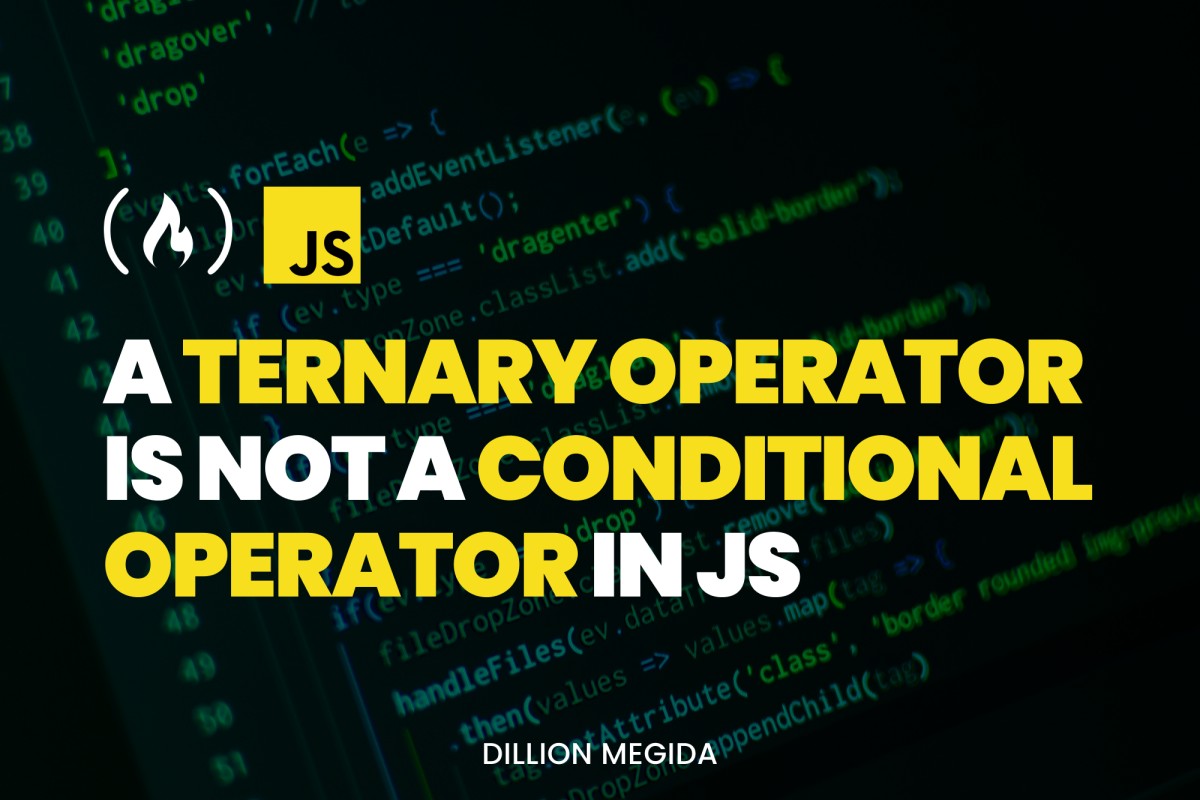 freeCodeCamp auf LinkedIn: Why a Ternary Operator is not a Conditional ... freeCodeCamp auf LinkedIn: Why a Ternary Operator is not a Conditional ...