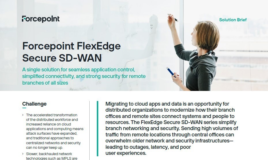 Eric Chan on LinkedIn: Forcepoint FlexEdge Secure SD-WAN Solution Brief Eric Chan on LinkedIn: Forcepoint FlexEdge Secure SD-WAN Solution Brief