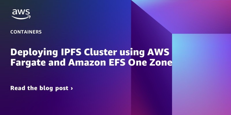 Chris Short on LinkedIn: Deploying IPFS Cluster using AWS Fargate and ... Chris Short on LinkedIn: Deploying IPFS Cluster using AWS Fargate and ...