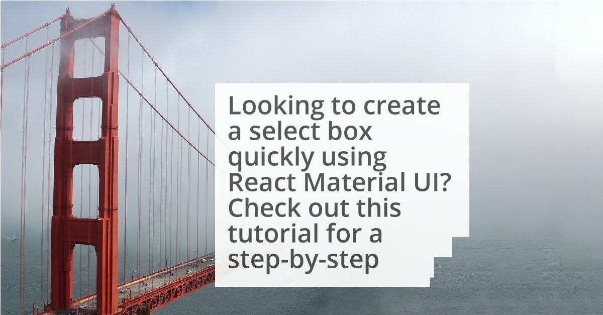 React Jobs on LinkedIn: React Material UI Select Dropdown Component ... React Jobs on LinkedIn: React Material UI Select Dropdown Component ...