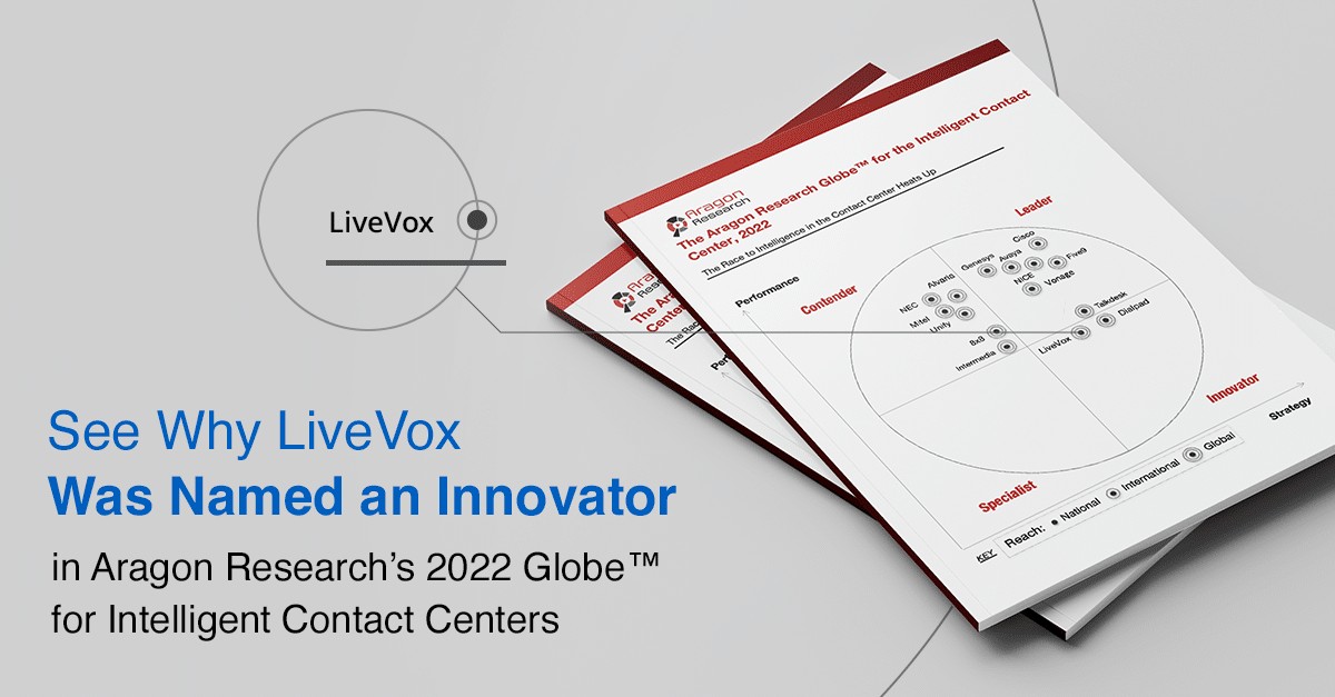 Scott Beaupré on LinkedIn: LiveVox Named Innovator by Aragon in 2022 ... Scott Beaupré on LinkedIn: LiveVox Named Innovator by Aragon in 2022 ...