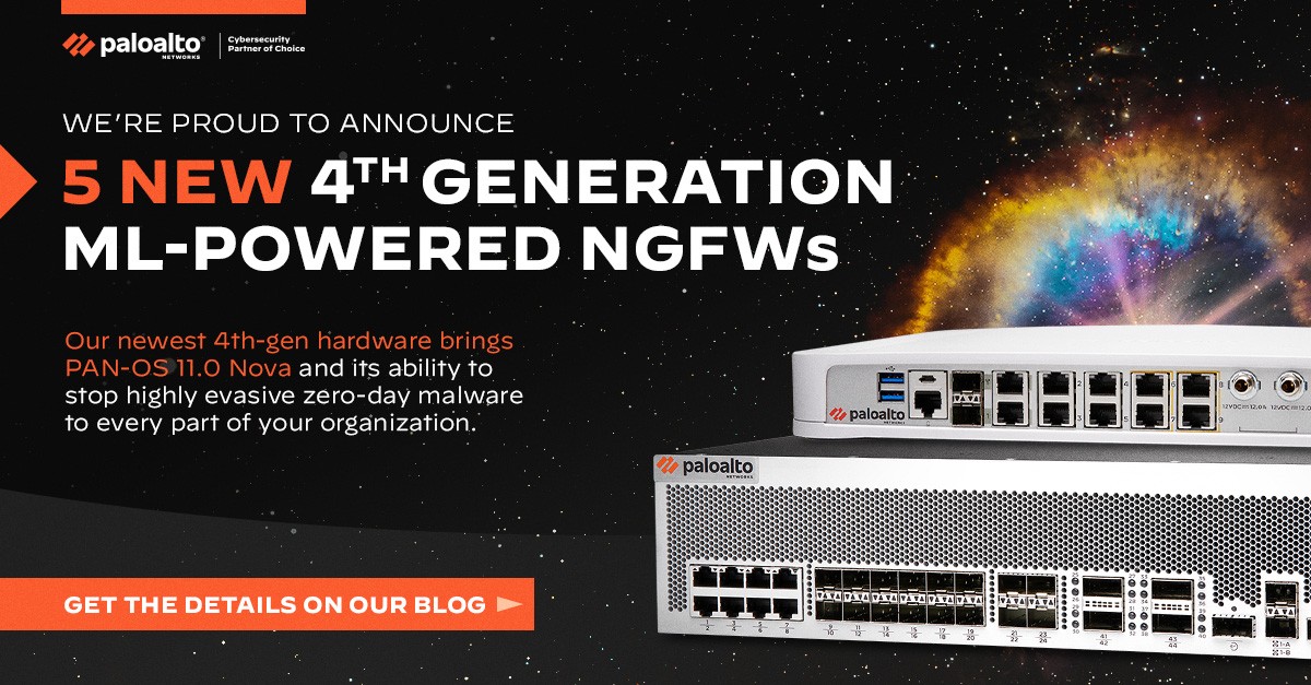 Adam Shipp auf LinkedIn: Introducing New 4th Generation ML-Powered NGFWs Adam Shipp auf LinkedIn: Introducing New 4th Generation ML-Powered NGFWs