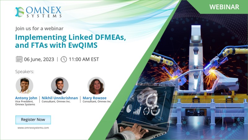 Omnex Systems on LinkedIn: Implementing Linked DFMEAs, and FTAs with EwQIMS Omnex Systems on LinkedIn: Implementing Linked DFMEAs, and FTAs with EwQIMS
