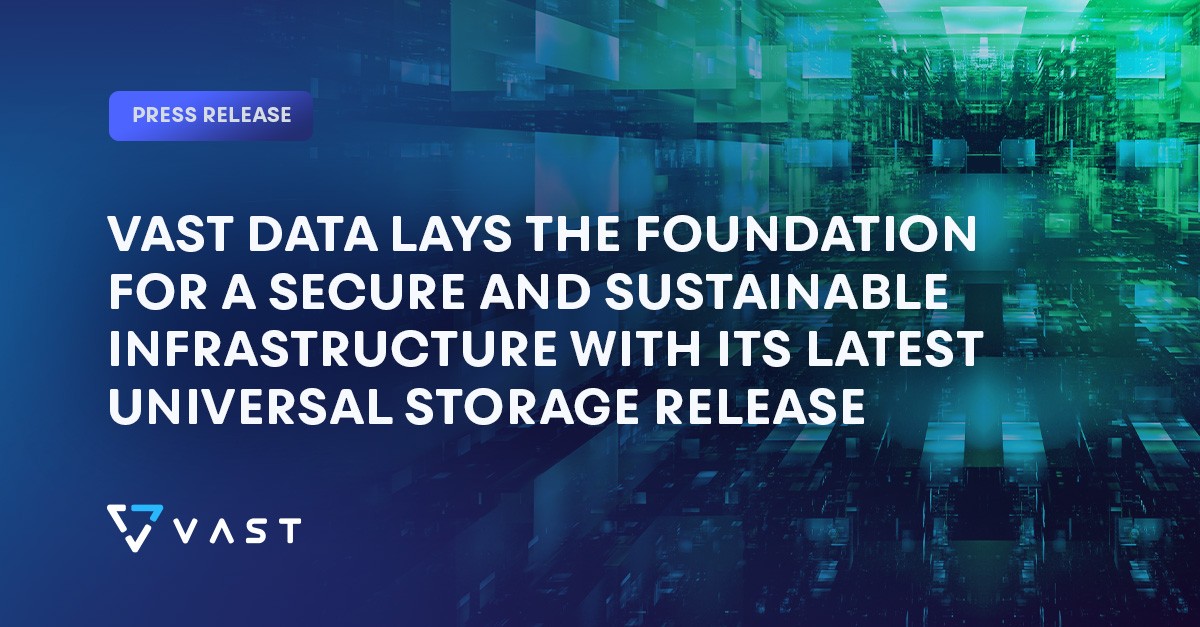 Bryan Jenkins on LinkedIn: The latest release of VAST Data’s Universal ... Bryan Jenkins on LinkedIn: The latest release of VAST Data’s Universal ...