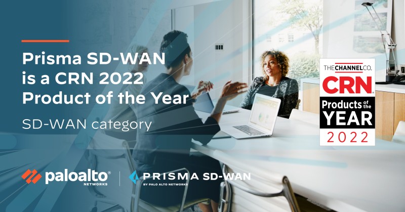 Sean Mullins op LinkedIn: Prisma SD-WAN Wins CRN’s 2022 SD-WAN Product ... Sean Mullins op LinkedIn: Prisma SD-WAN Wins CRN’s 2022 SD-WAN Product ...