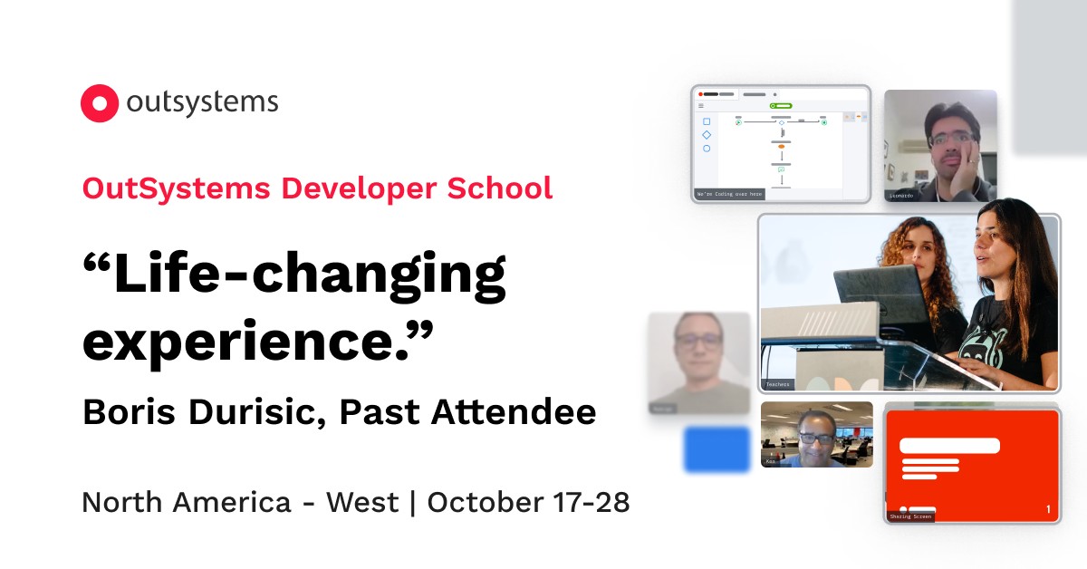 Taka Torimoto on LinkedIn: OutSystems Developer School - [North America ... Taka Torimoto on LinkedIn: OutSystems Developer School - [North America ...