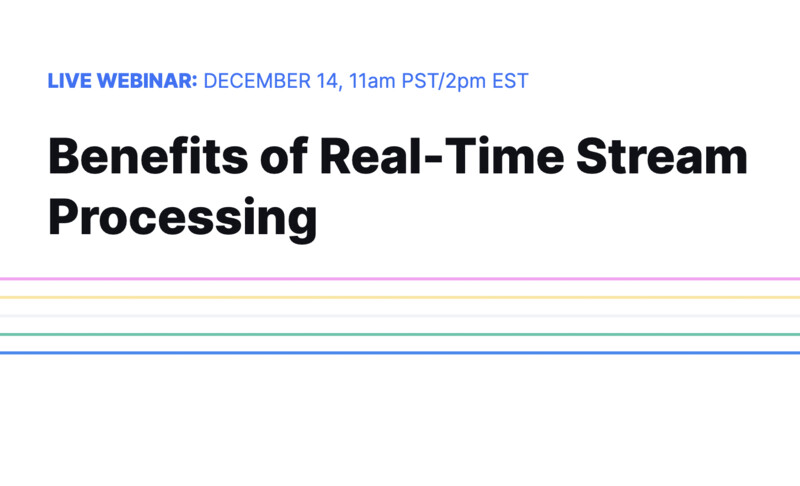 Decodable auf LinkedIn: Webinar: Benefits of Real-Time Stream Processing Decodable auf LinkedIn: Webinar: Benefits of Real-Time Stream Processing