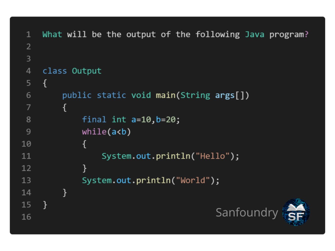 Sanfoundry on LinkedIn: #java #javaprogramming #100daysofcodechallenge ... Sanfoundry on LinkedIn: #java #javaprogramming #100daysofcodechallenge ...