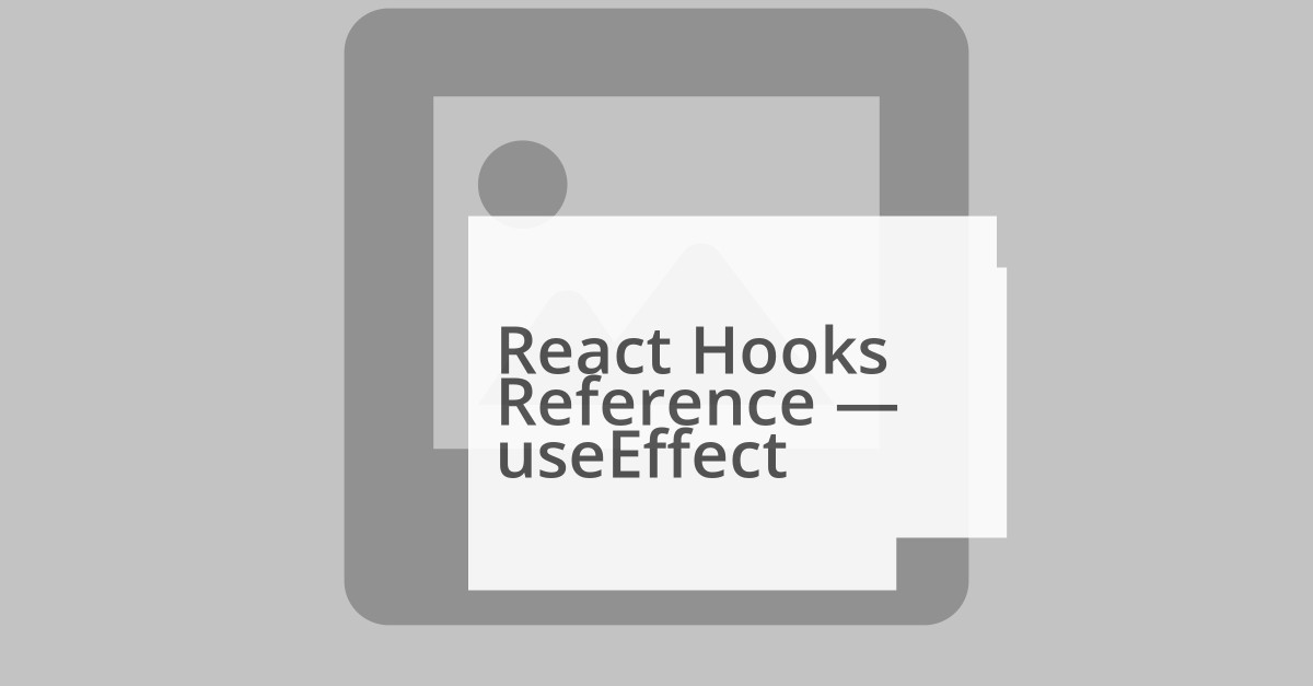 React Jobs on LinkedIn: React Hooks Reference — useEffect React Jobs on LinkedIn: React Hooks Reference — useEffect