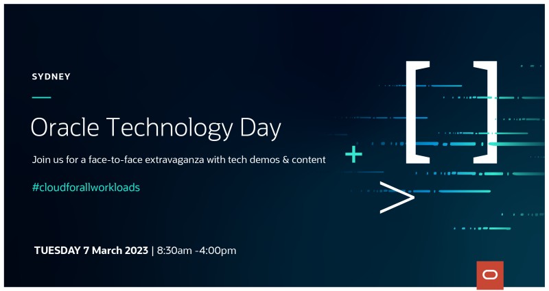 Annie TS on LinkedIn: Oracle Technology Day - Sydney Annie TS on LinkedIn: Oracle Technology Day - Sydney