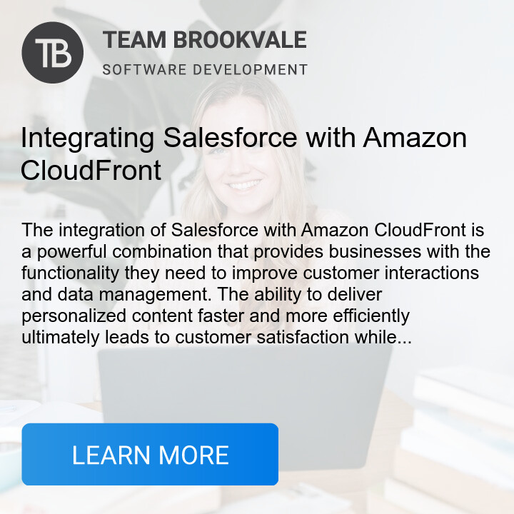 Thomas Saunders on LinkedIn: Integrating Salesforce with Amazon CloudFront Thomas Saunders on LinkedIn: Integrating Salesforce with Amazon CloudFront