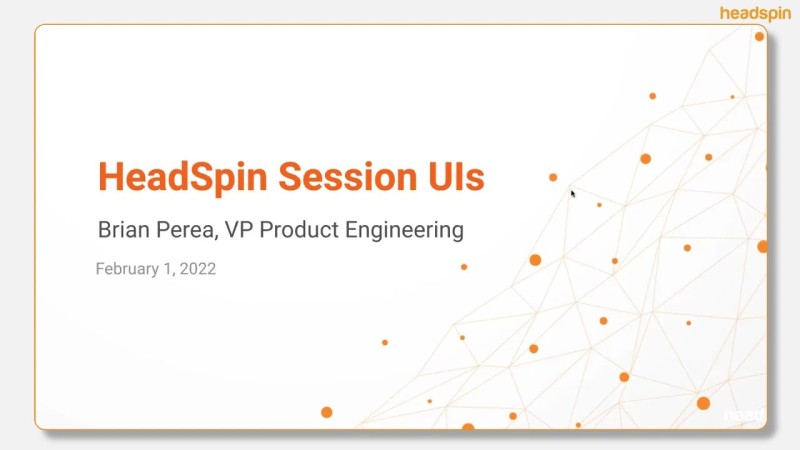 HeadSpin on LinkedIn: HeadSpin Performance Session: How to capture ... HeadSpin on LinkedIn: HeadSpin Performance Session: How to capture ...