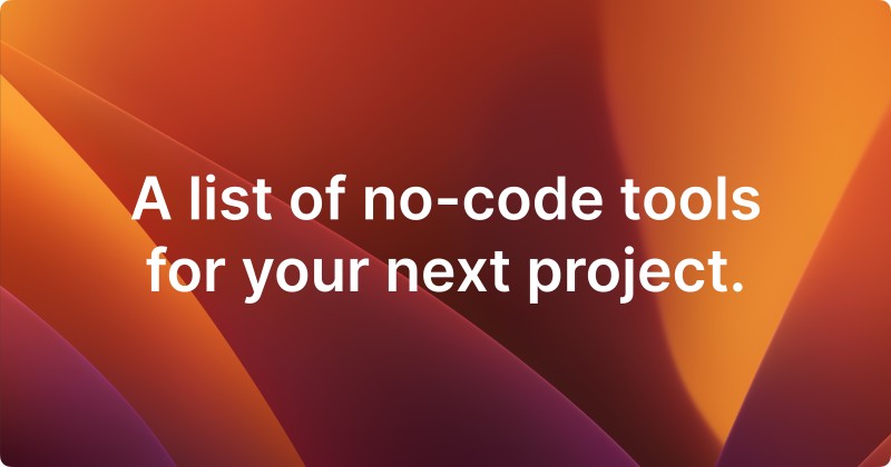 freeCodeCamp on LinkedIn: No-Code Tools to Use for Your Next Project freeCodeCamp on LinkedIn: No-Code Tools to Use for Your Next Project