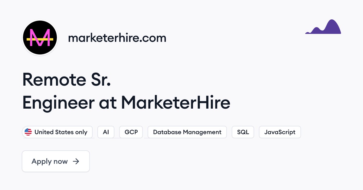 Himalayas on LinkedIn: Remote Sr. Engineer Job at MarketerHire Himalayas on LinkedIn: Remote Sr. Engineer Job at MarketerHire