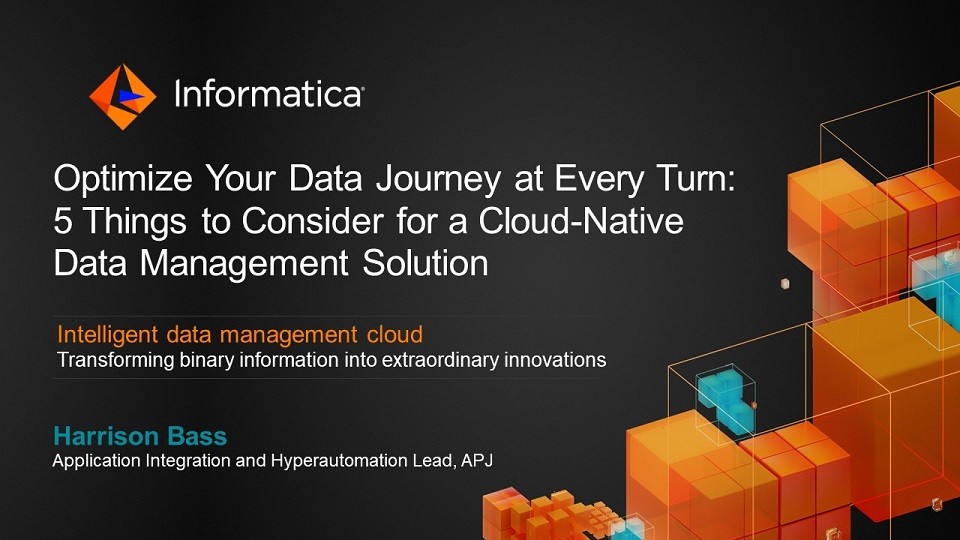 Jamie Simmonite on LinkedIn: Optimize Your Data Journey at Every Turn Jamie Simmonite on LinkedIn: Optimize Your Data Journey at Every Turn