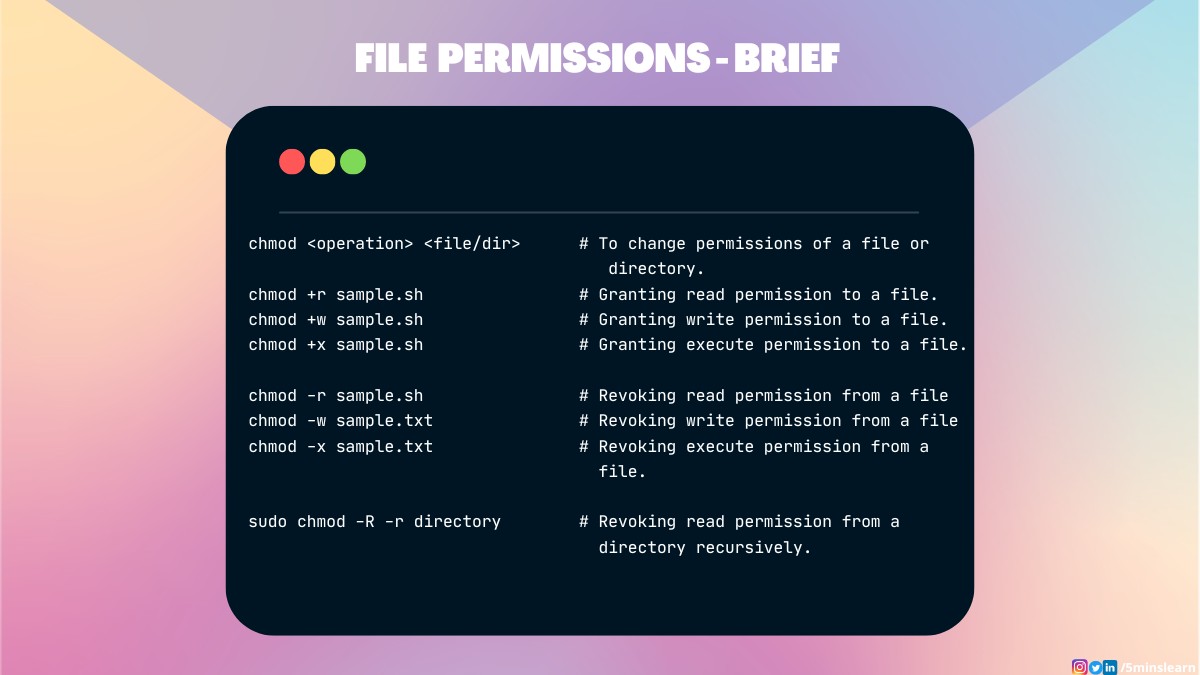 freeCodeCamp على LinkedIn: File Permissions in Linux – How to Use the ... freeCodeCamp على LinkedIn: File Permissions in Linux – How to Use the ...