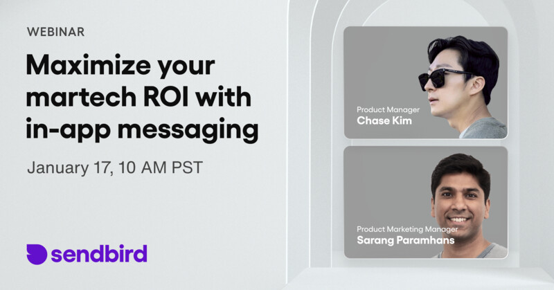 Sendbird on LinkedIn: #webinar #martech #messaging Sendbird on LinkedIn: #webinar #martech #messaging