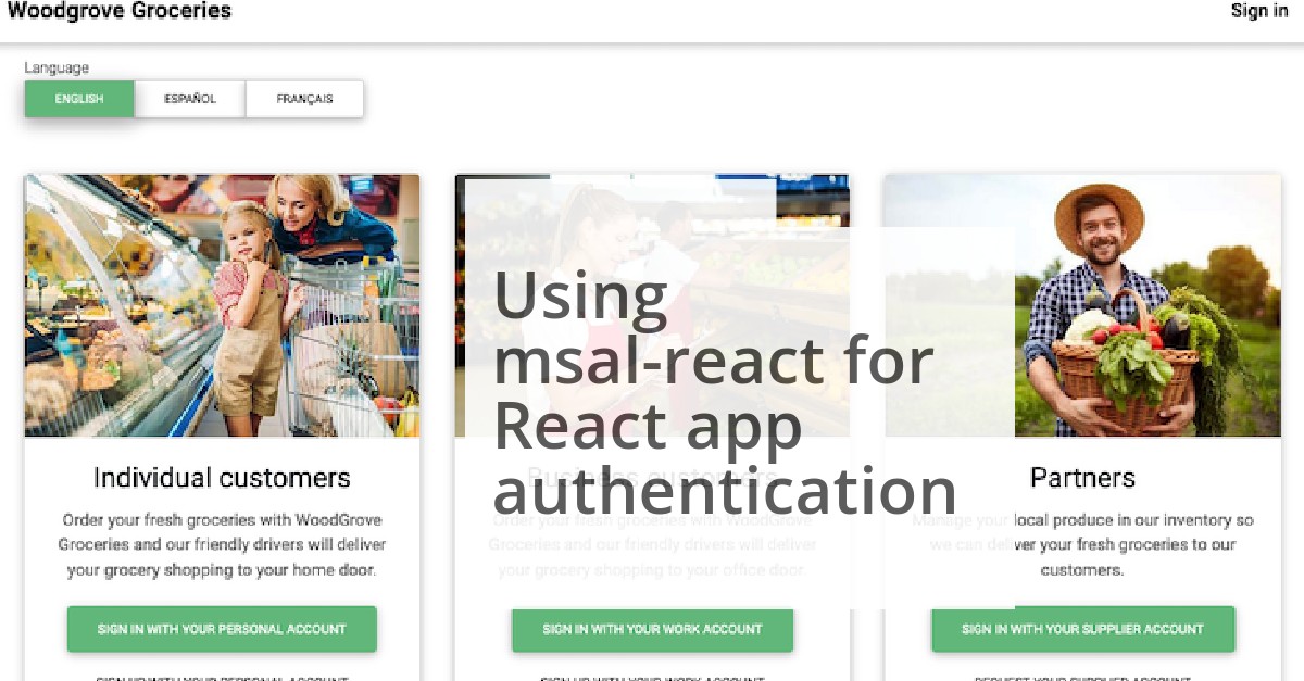 React Jobs on LinkedIn: Using msal-react for React app authentication React Jobs on LinkedIn: Using msal-react for React app authentication