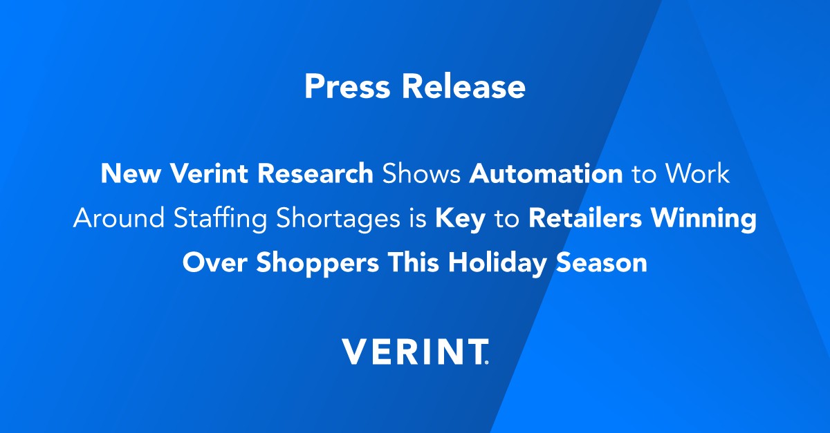 Verint on LinkedIn: New Verint Research Shows Automation to Work Around ... Verint on LinkedIn: New Verint Research Shows Automation to Work Around ...