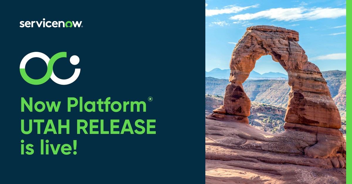 Molly Kissner na LinkedIn: ServiceNow Platform Utah Release ... Molly Kissner na LinkedIn: ServiceNow Platform Utah Release ...