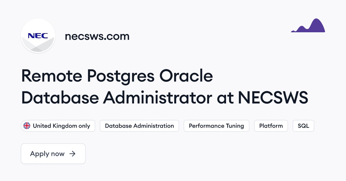 Himalayas on LinkedIn: Remote Postgres Oracle Database Administrator ... Himalayas on LinkedIn: Remote Postgres Oracle Database Administrator ...
