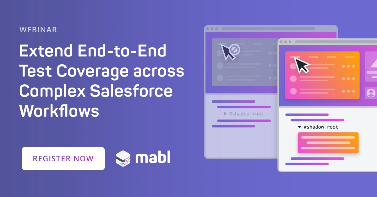 mabl on LinkedIn: #salesforcetesting #lowcode #softwaretesting # ... mabl on LinkedIn: #salesforcetesting #lowcode #softwaretesting # ...